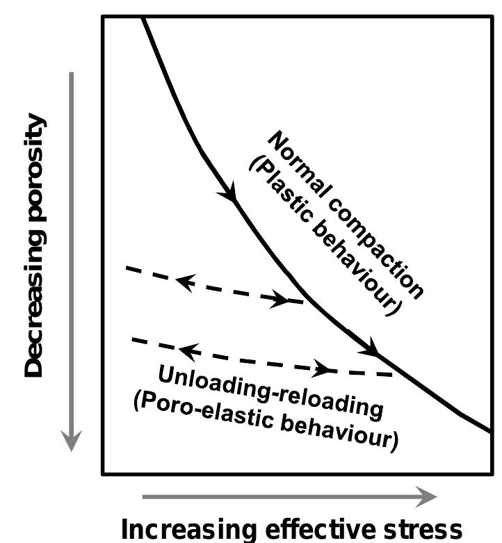 Schematic representation of compaction mechanism. normal