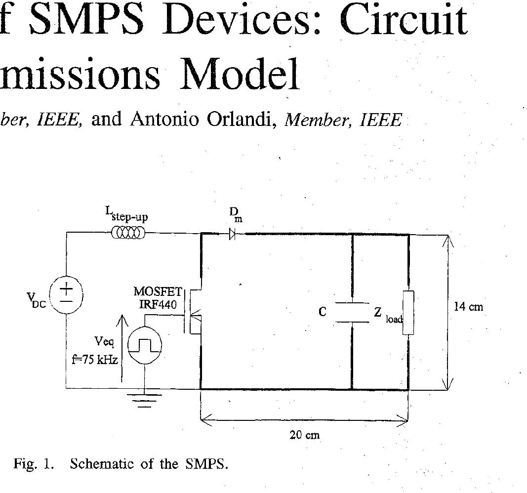 Following the typical topology of an smps, a simple and
