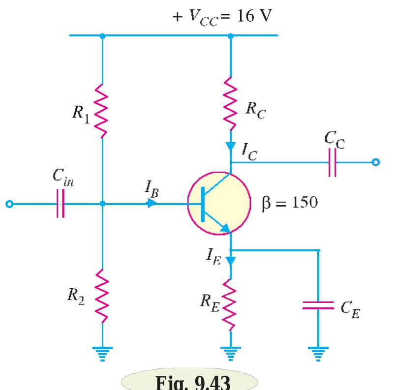 Example 9.35. itis desired to design the biasing circuit of