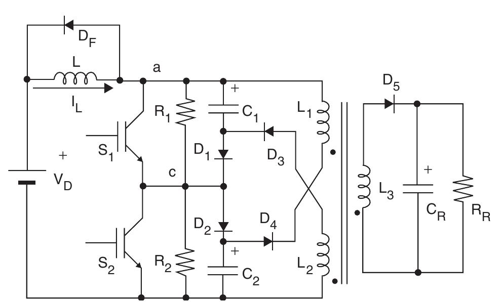 Schematic of proposed circuit