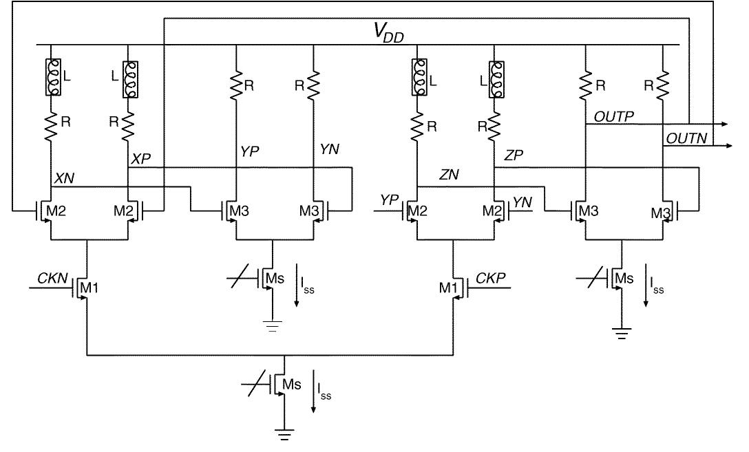 Schematic of injection-locked divider. fig.4. schematic of