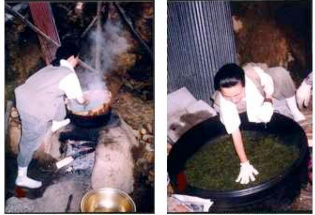 Master chae personally oversees the complex process of