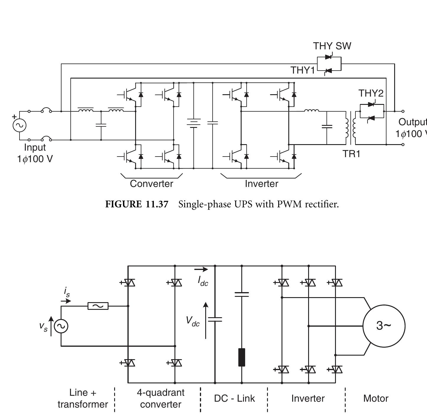 Figure 39 - Single-phase Controlled Rectifiers