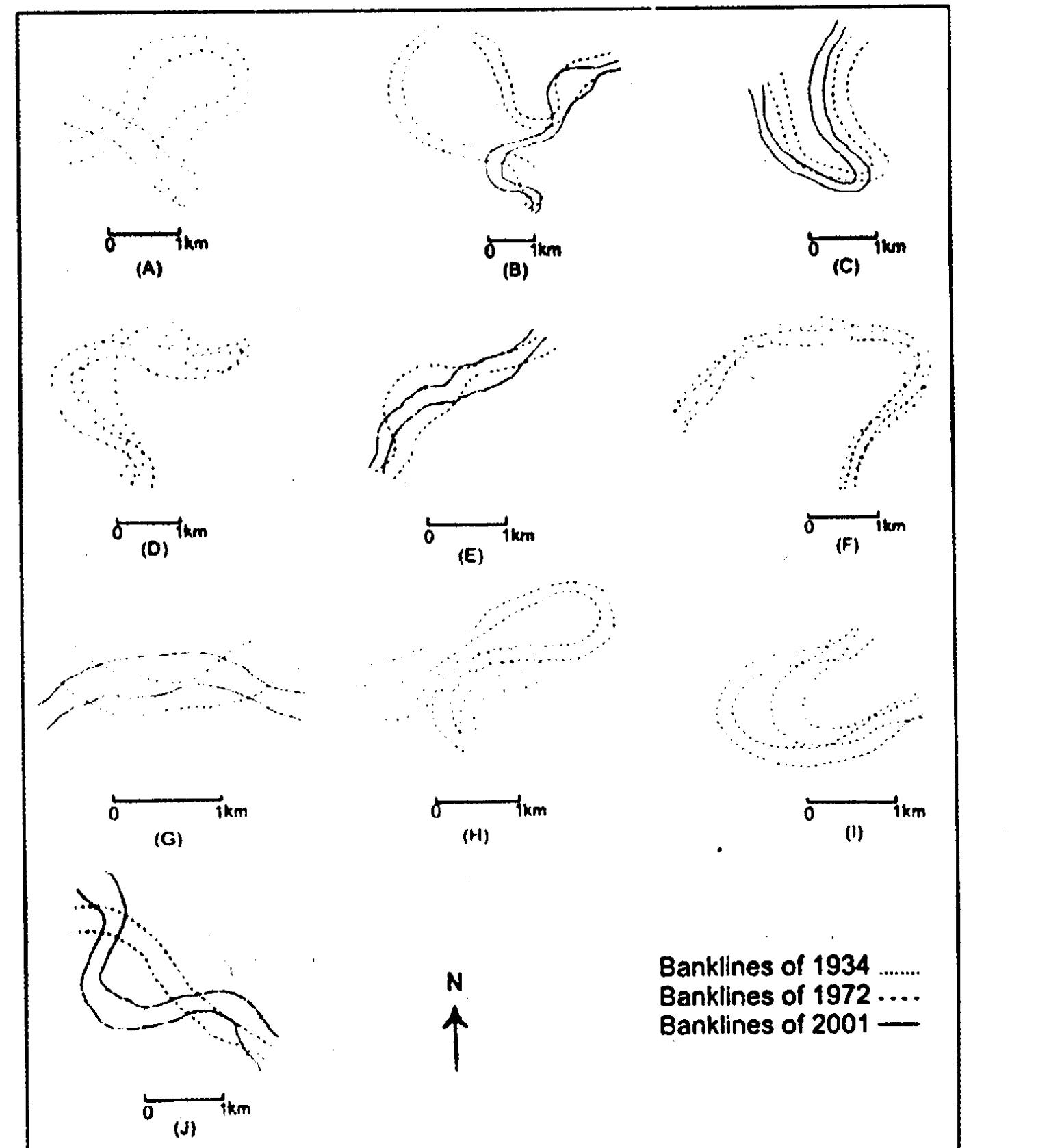 Figure 3 - from Change of river channel and bank erosion of