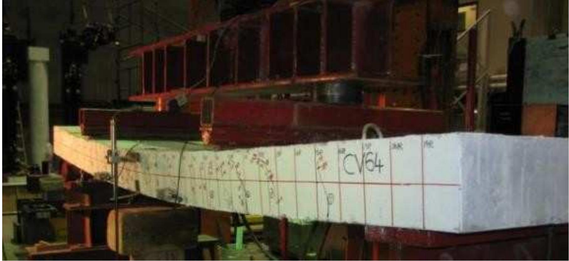 Shear strength. the top mesh for all the slabs consisted of