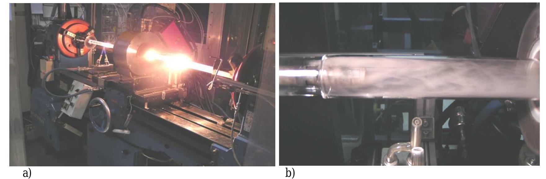 An inert gas was used as a carrier to prevent chemical