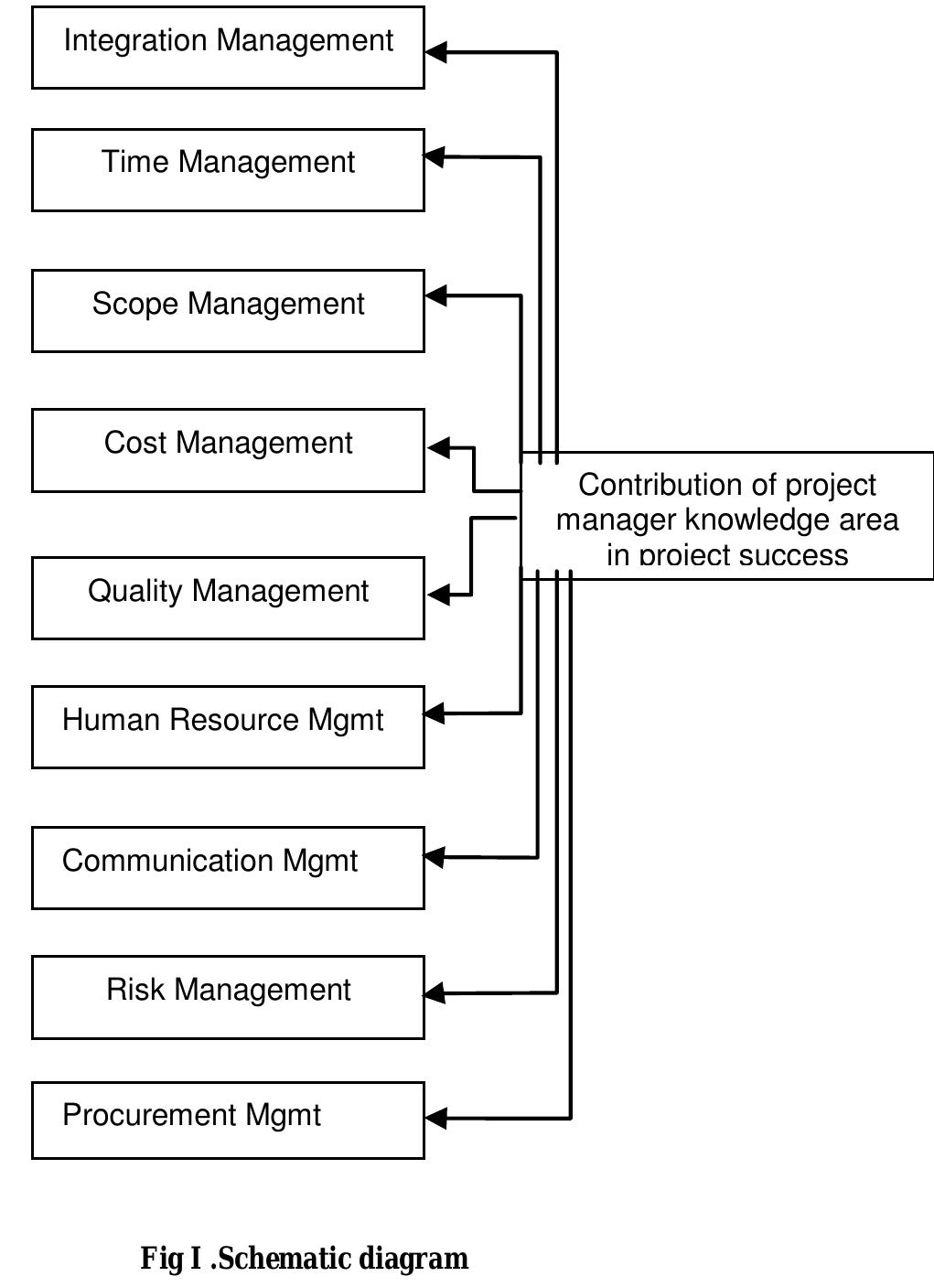 Figure 1 - from Effects of project manager's competency on