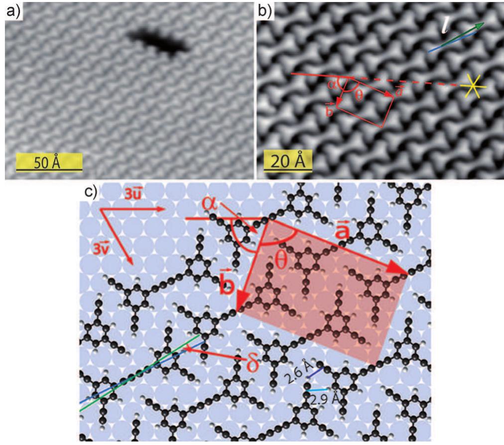 A) stm images from a sample at 200 k deposition showing the
