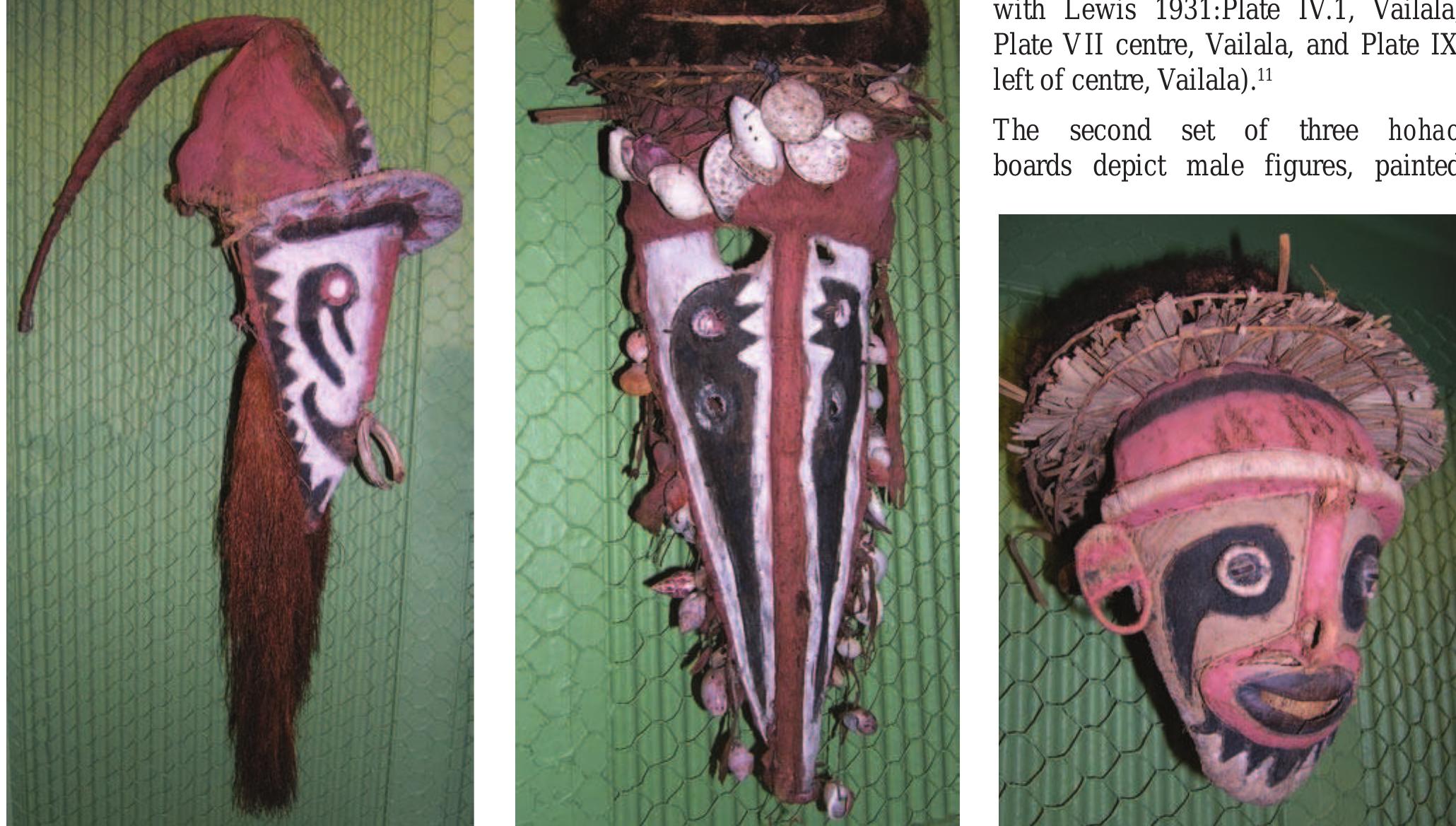 Three masks in the south australian museum; ‘old collection’