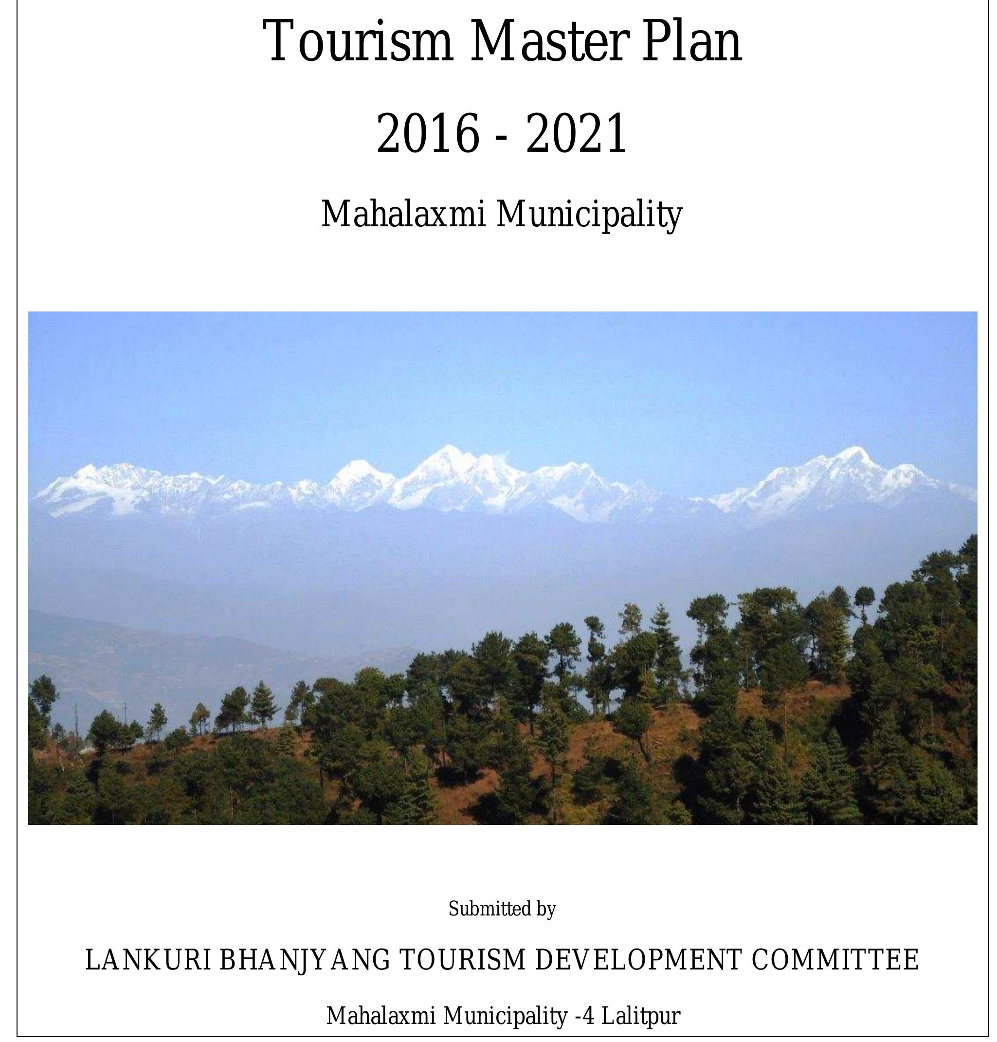 Figure 1 - Tourism Master Plan