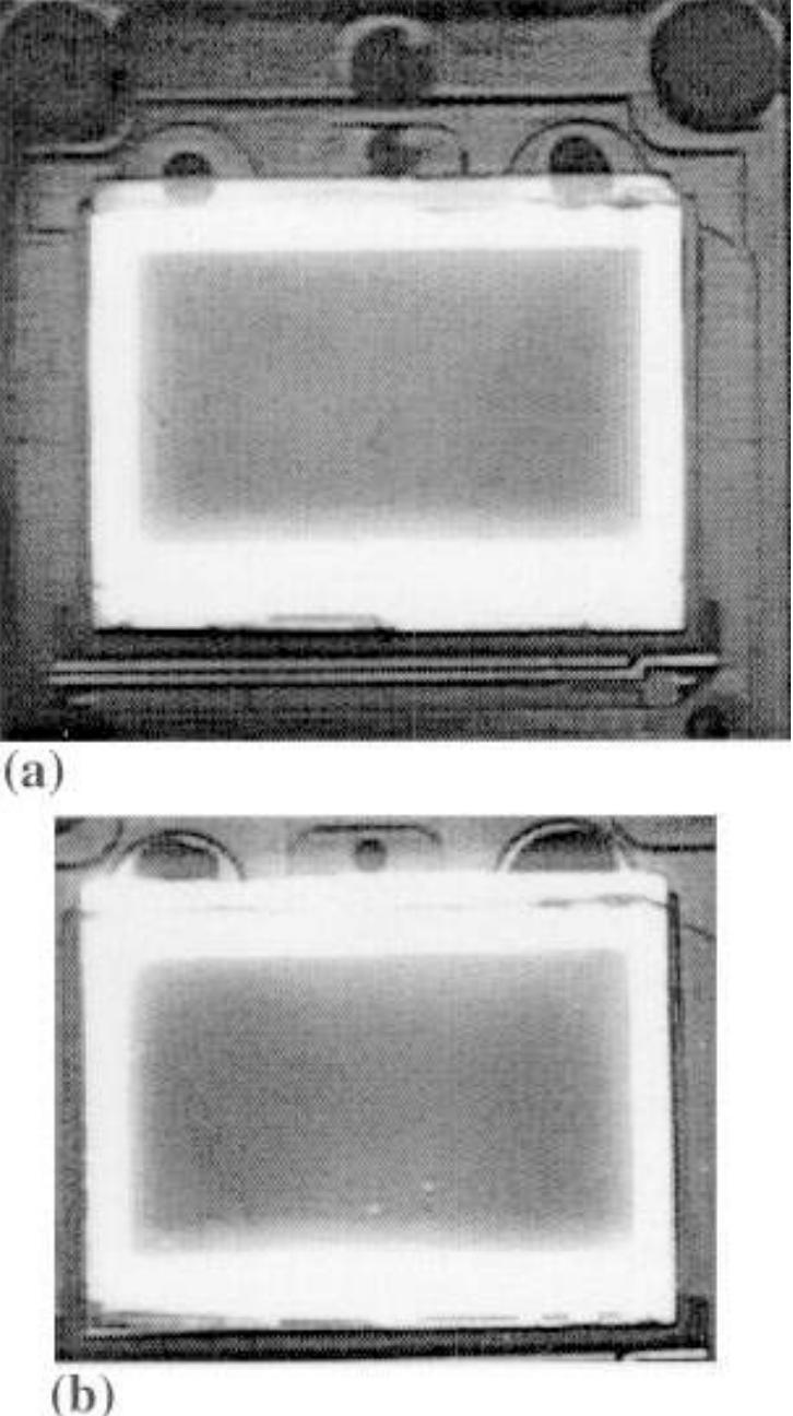 Figure 4 - Microdisplay wafer-flatness metrology by optical