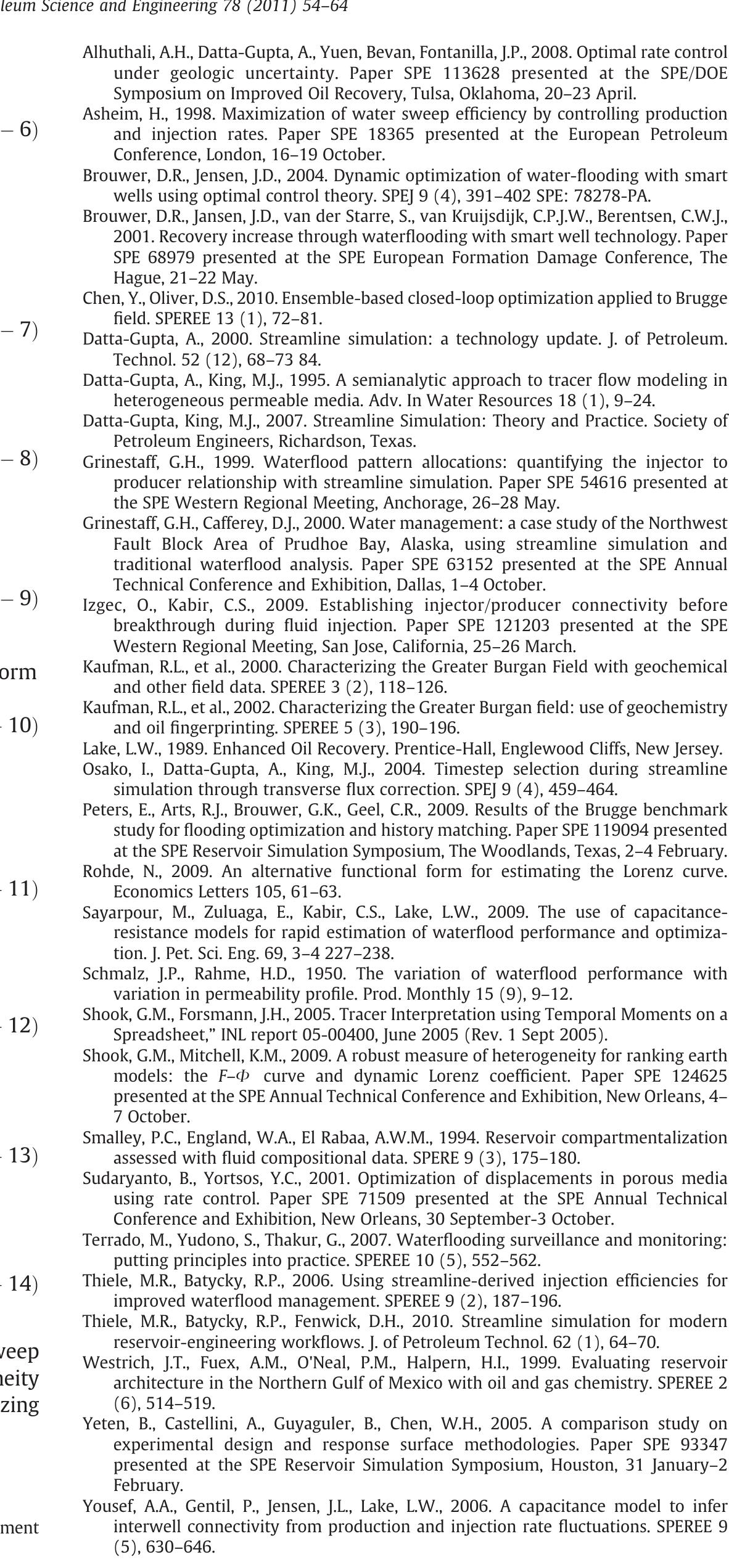Table 5 - Maximizing volumetric sweep efficiency in