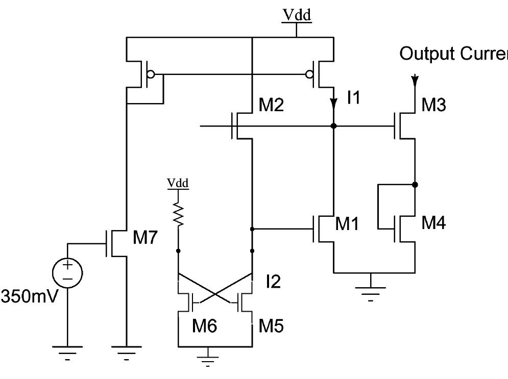 Square-root-based circuit. using j, tail transistor, we
