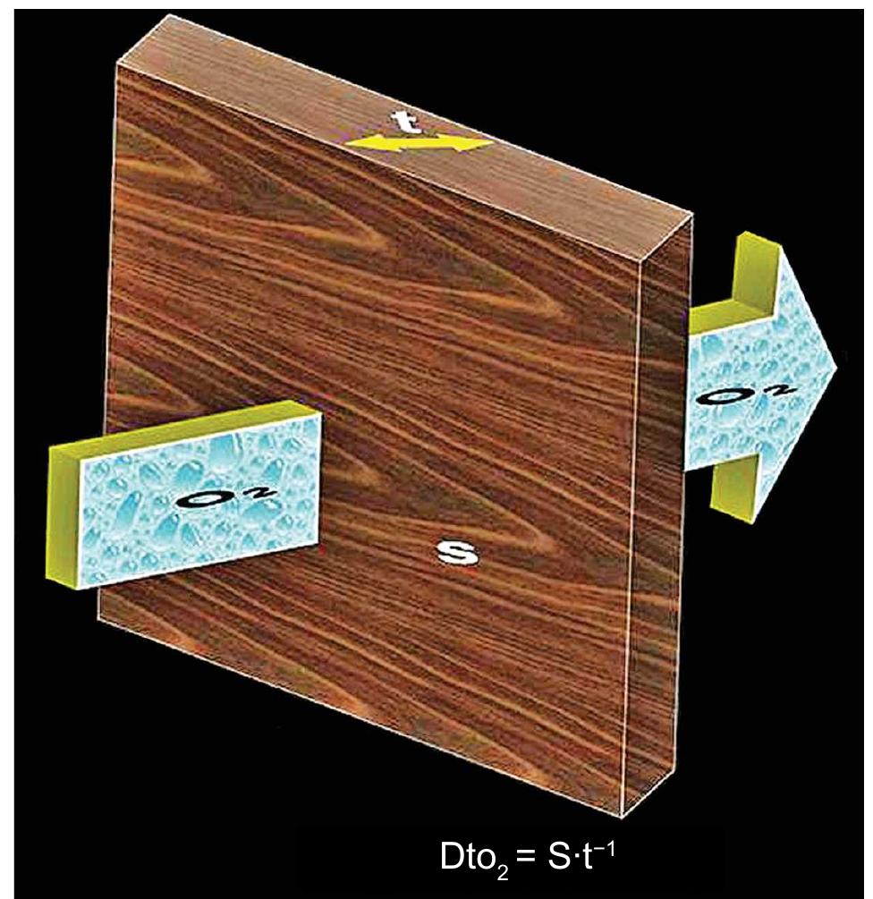 A Stereogram Showing Oxygen O Diffusing Through A Tissue 2498