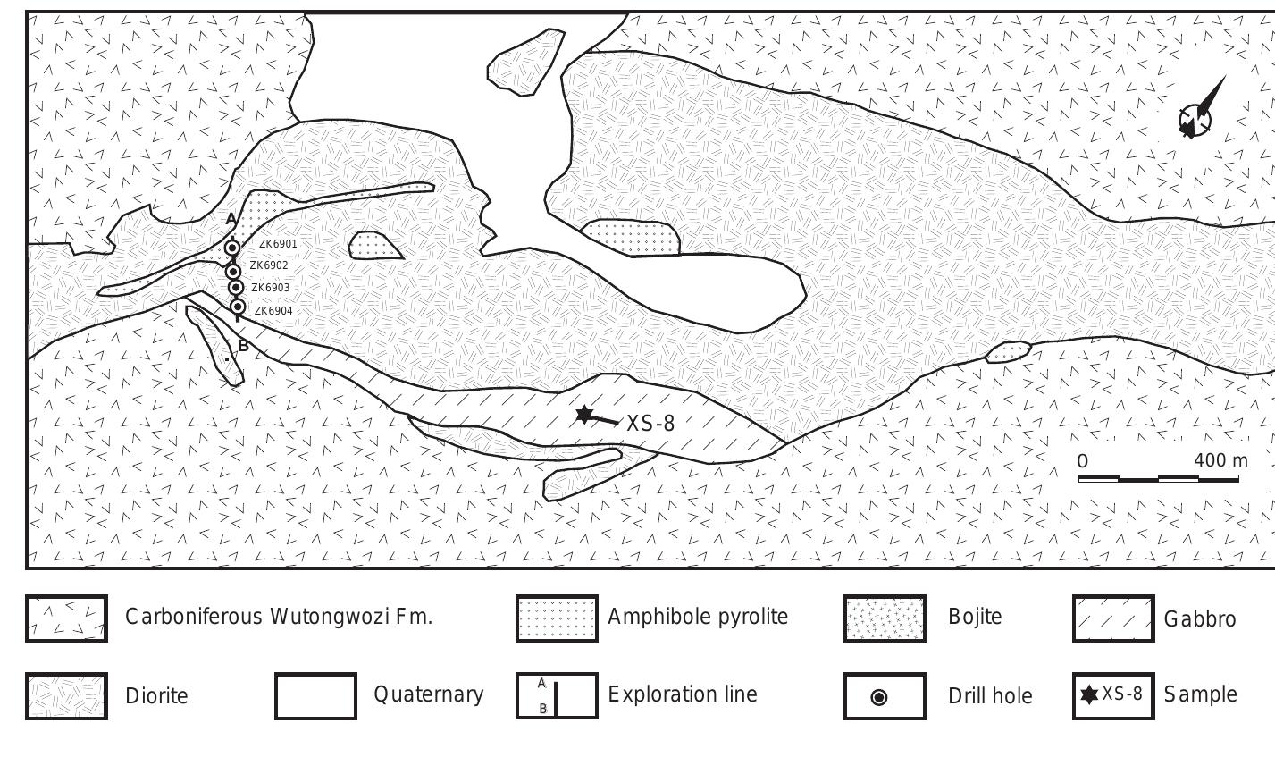 The xiangshan complex contains more than ten major cu-ni