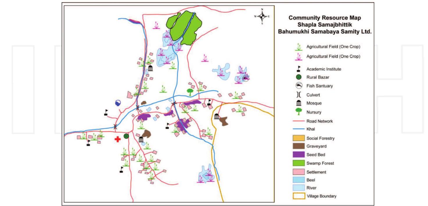 Resource map of the shapla cbo all 22 members of the cbo