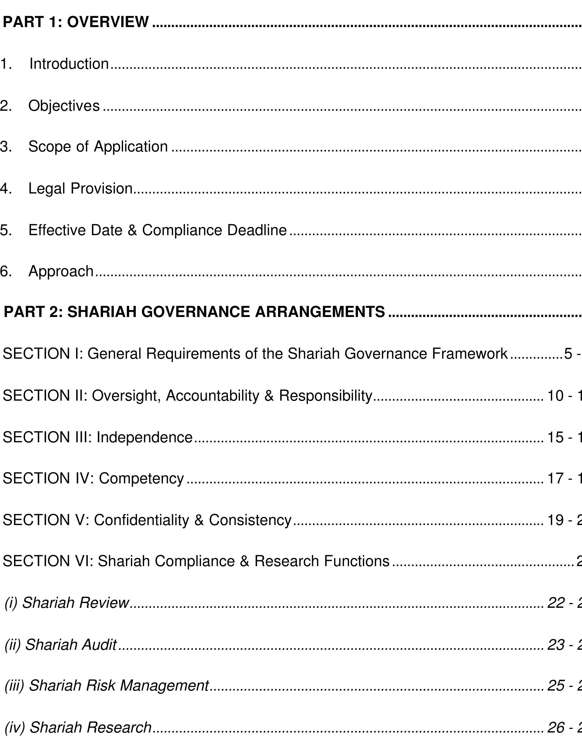(PDF) Shariah Governance Framework