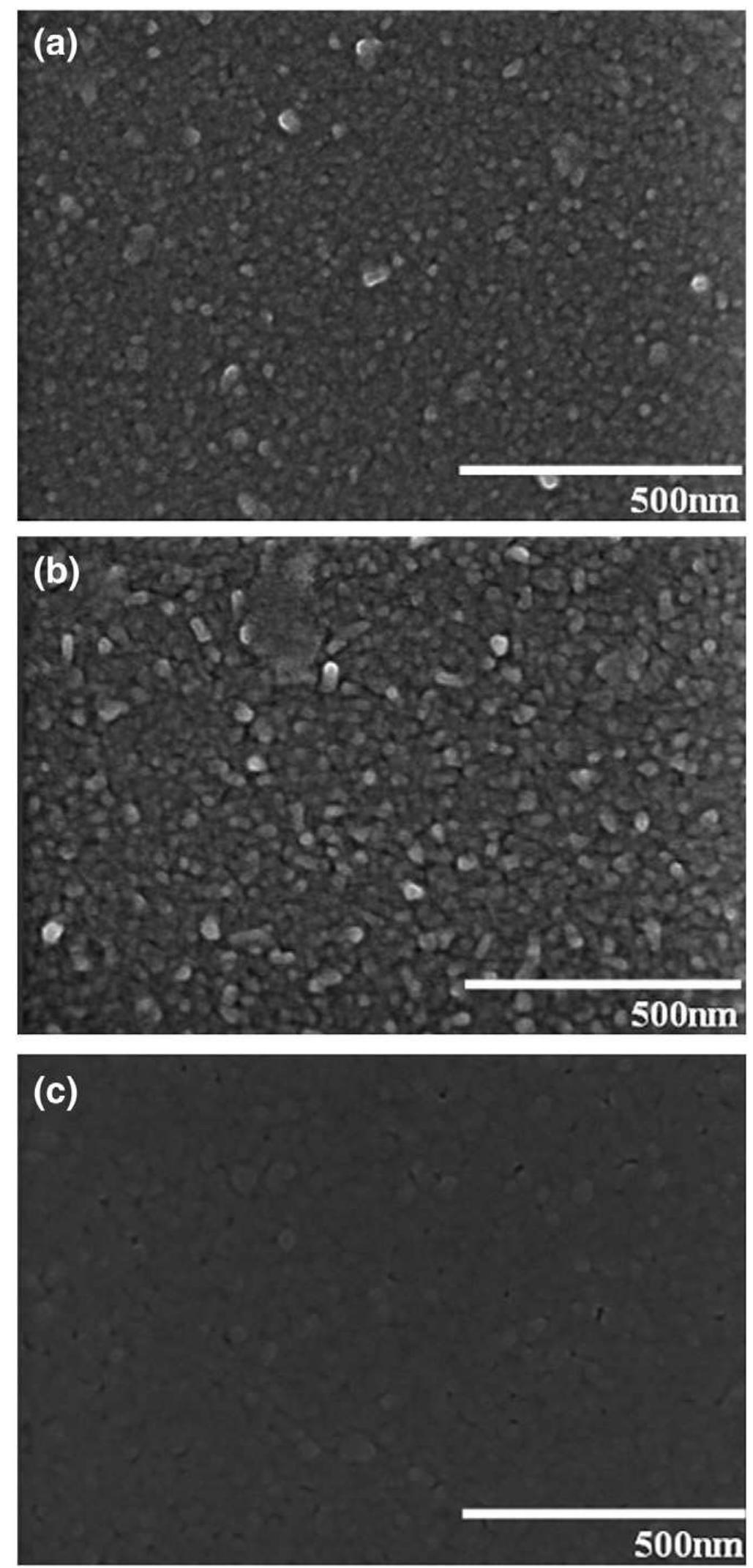 The morphological fe-sem images of the tio, films on the