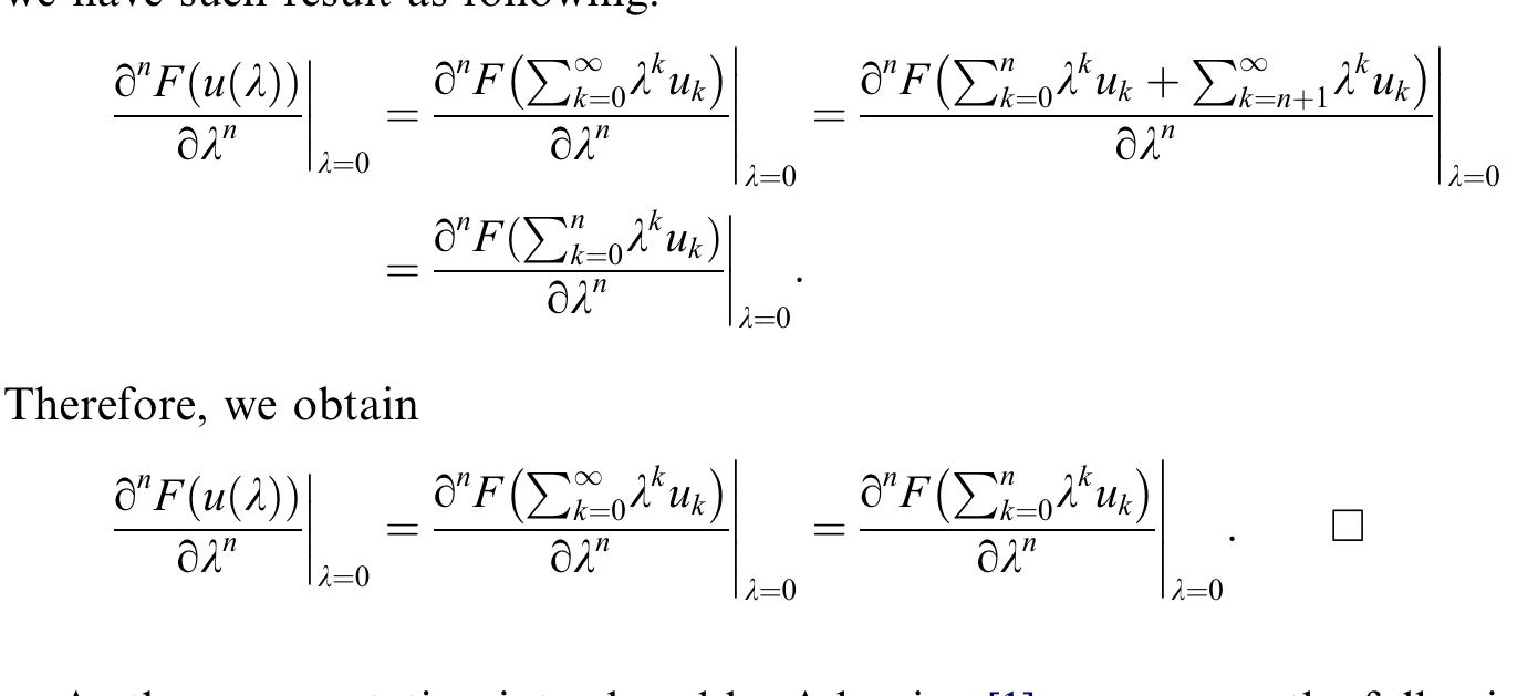 Figure 2 - A new algorithm for calculating adomian