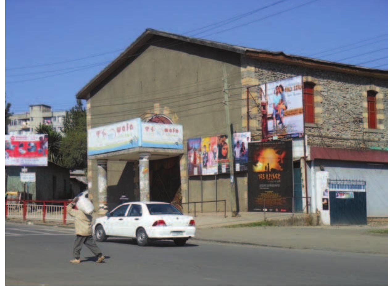 Wafa cinema, arada district, addis ababa. photo by