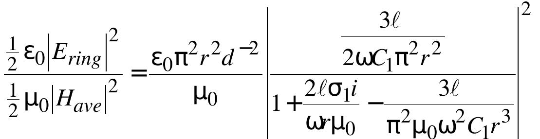 If we evaluate this formula on resonance we get a much