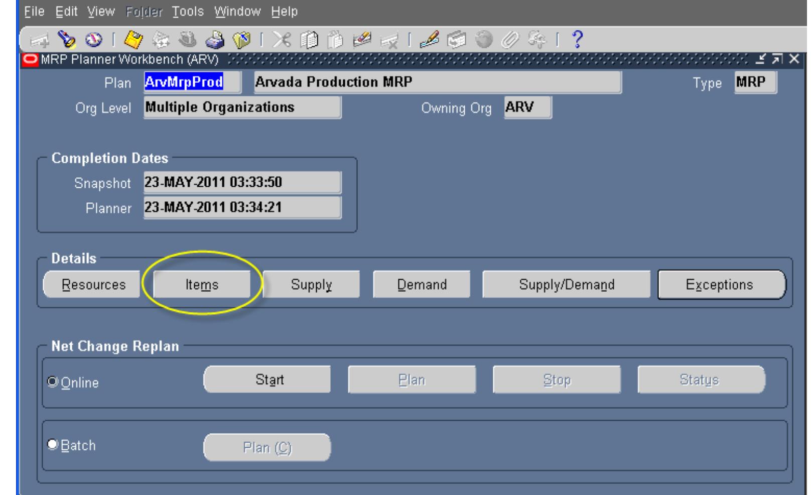 Figure 94 - Accellent Supply Chain Planning Accellent Oracle