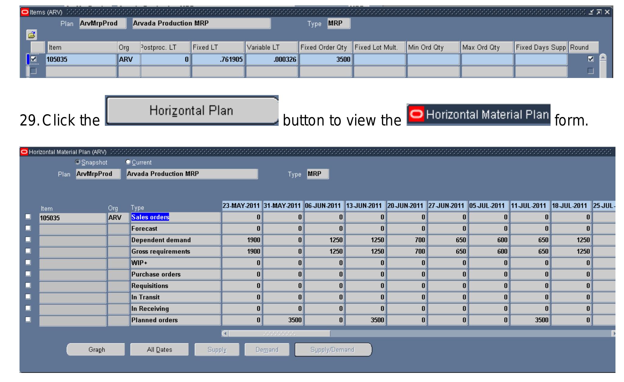 Figure 98 - Accellent Supply Chain Planning Accellent Oracle