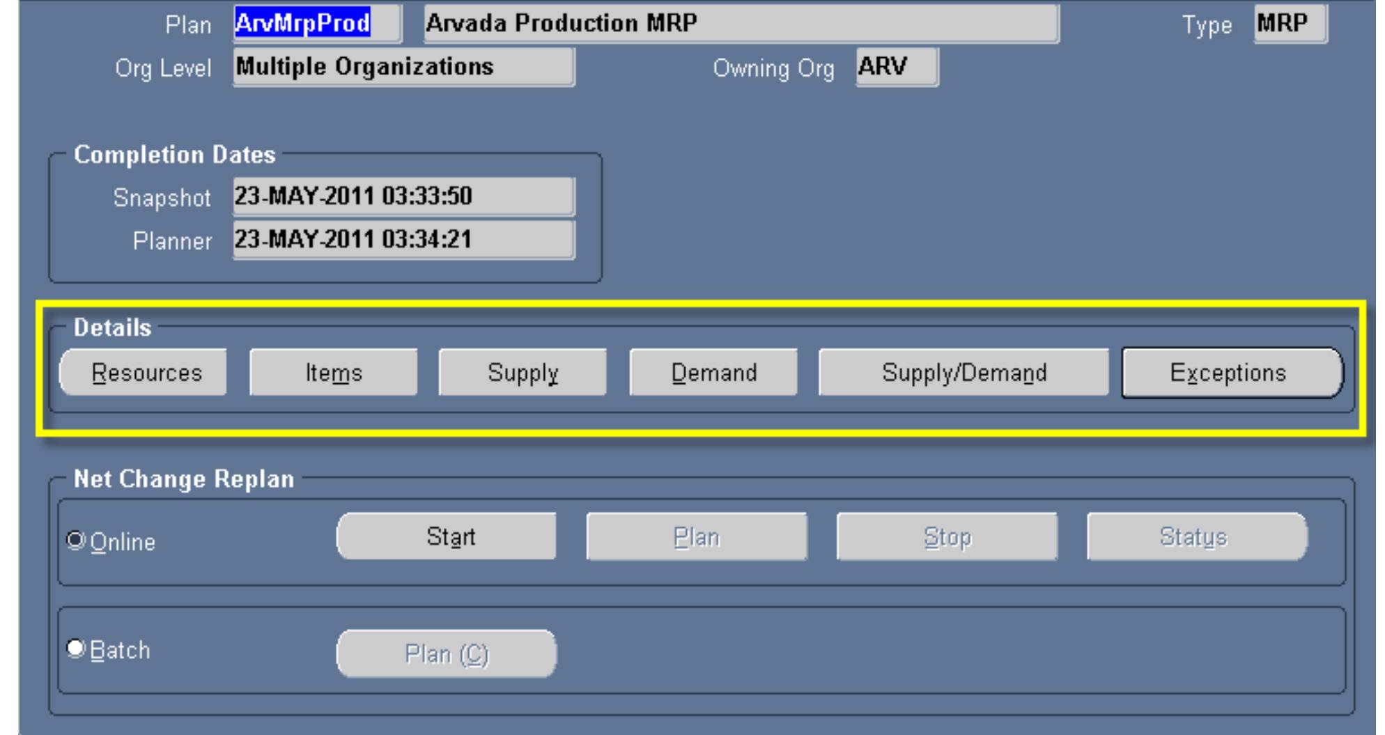Figure 114 - Accellent Supply Chain Planning Accellent
