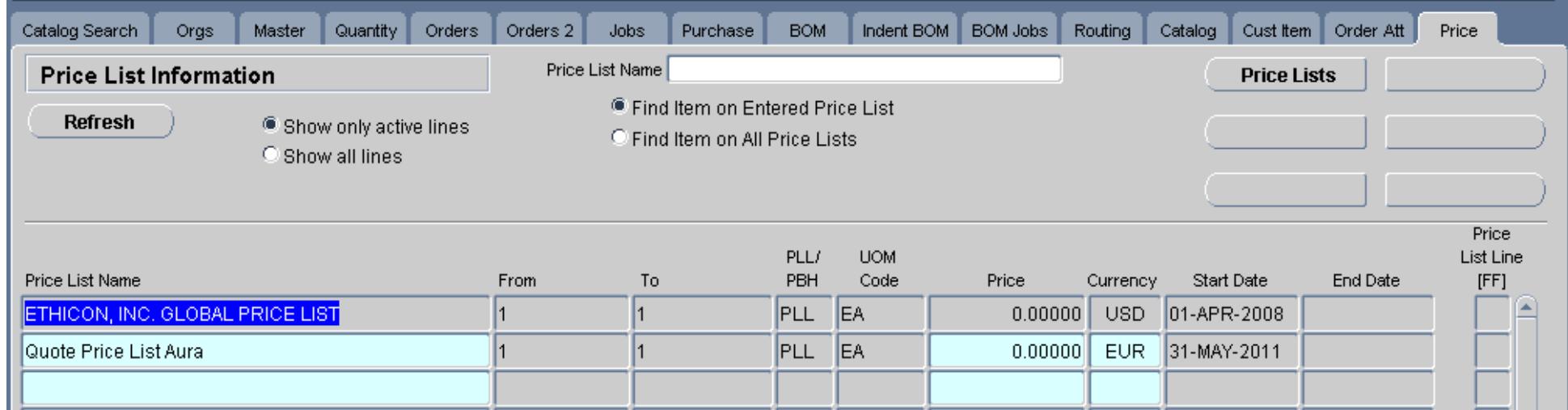 Table 60 - Accellent Supply Chain Planning Accellent Oracle