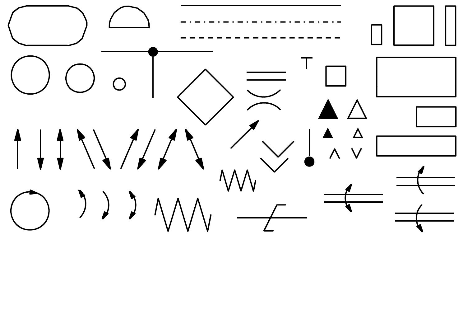 Figure 1 - Pneumatic Symbols Pneumatic Symbols For system