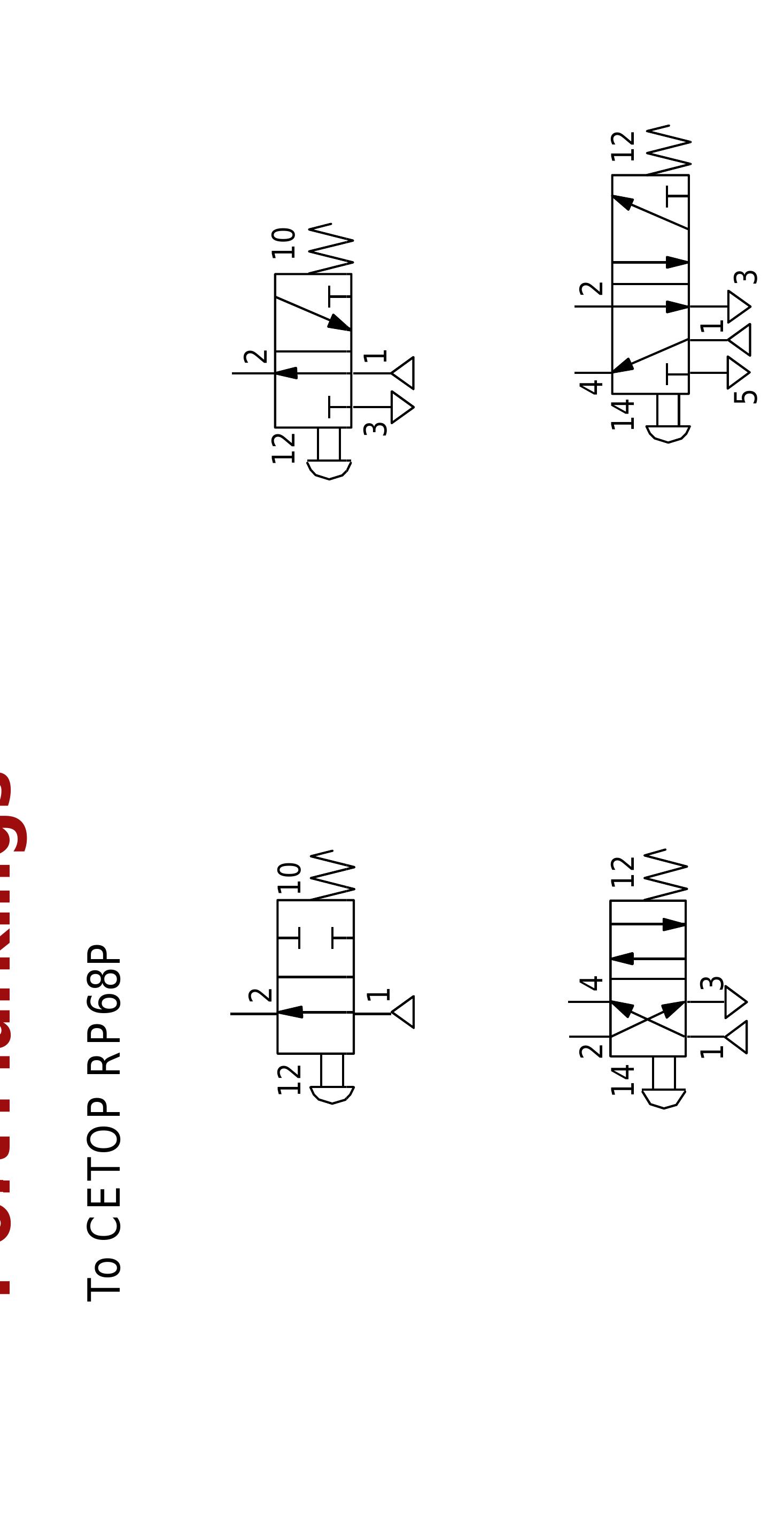 Figure 24 - Pneumatic Symbols Pneumatic Symbols For system