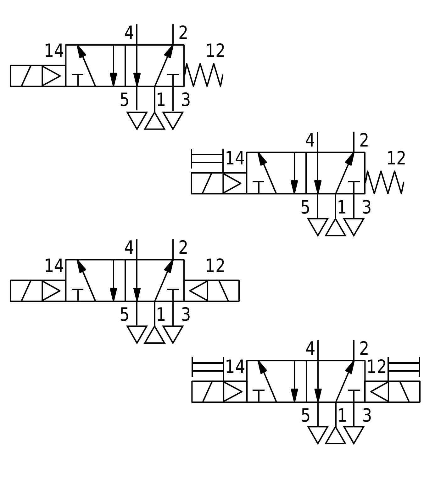 Figure 47 - Pneumatic Symbols Pneumatic Symbols For system