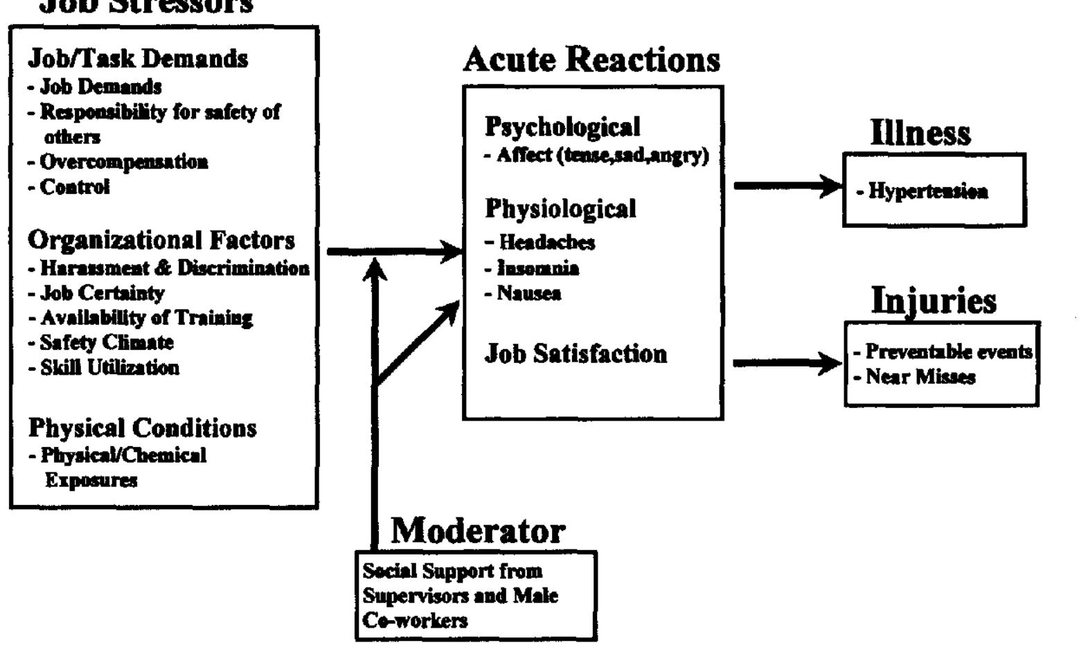 Figure 1 - from Stressors and adverse outcomes for female