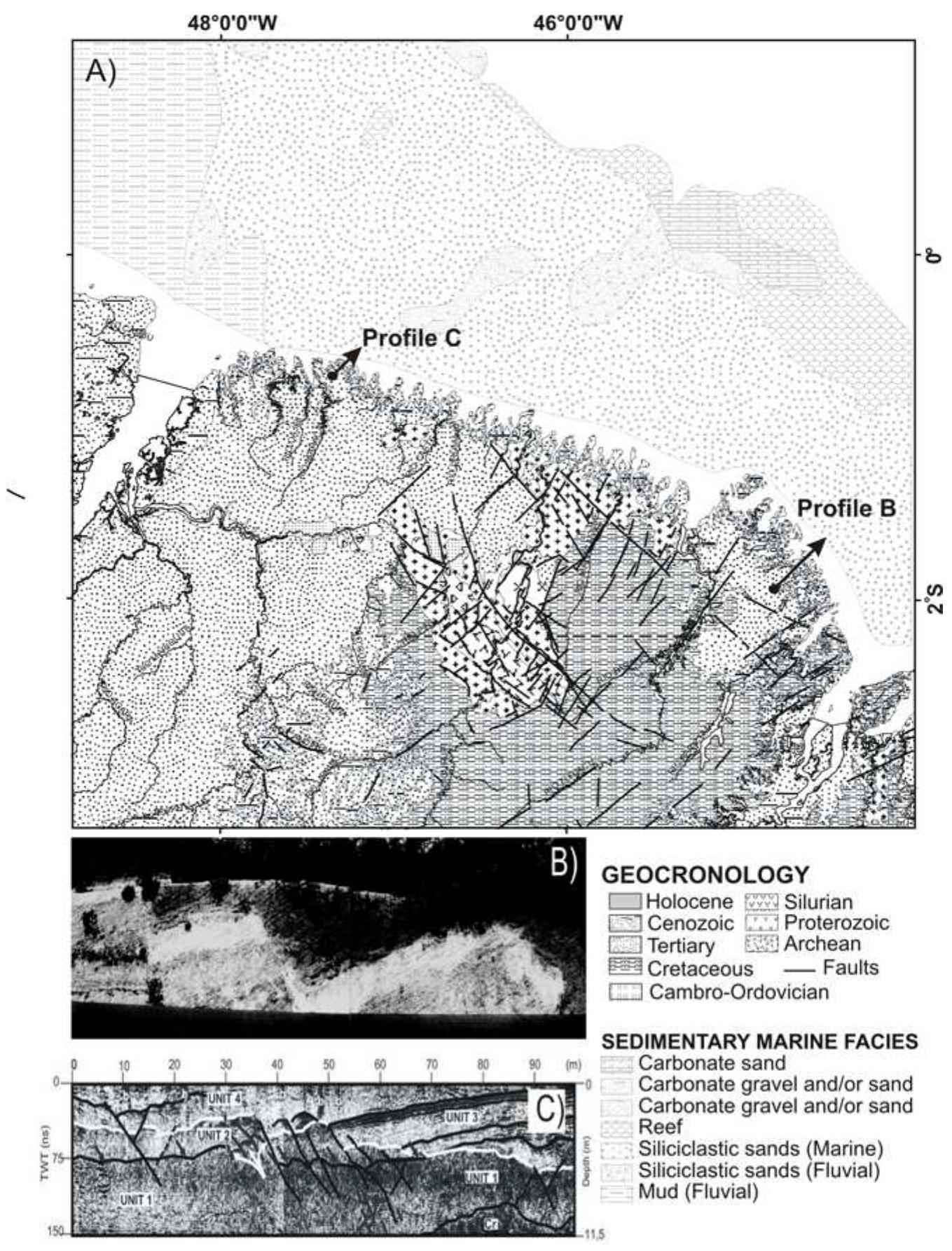 4. a) geologic map of the study area (cprm 2001) with