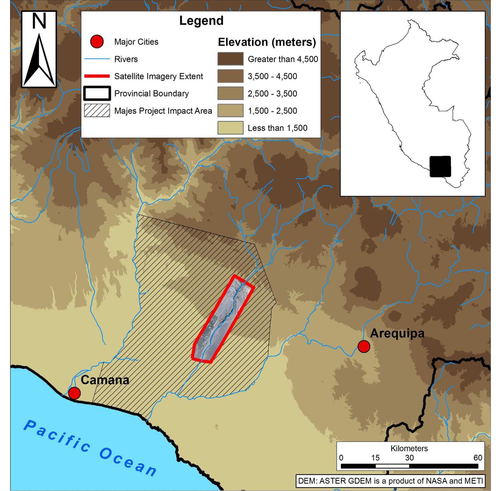 Map of the sihuas river valley showing the world view 2