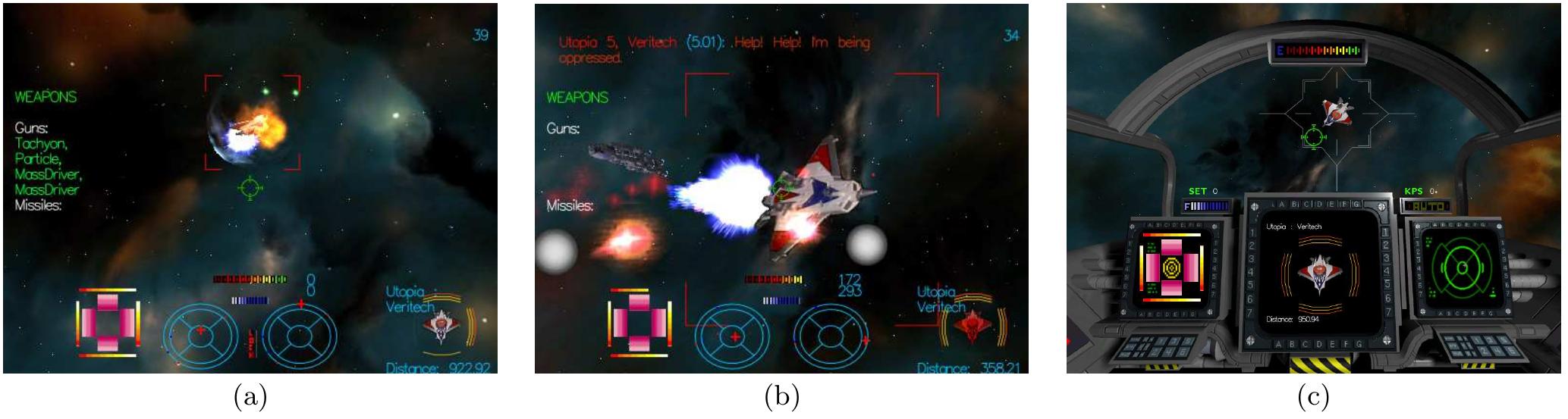 Screenshots from vega strike with a lightshop plugin. the