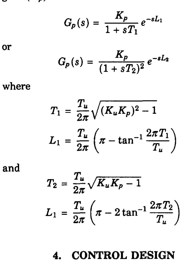 Figure 7 - Automatic tuning and adaptation for PID