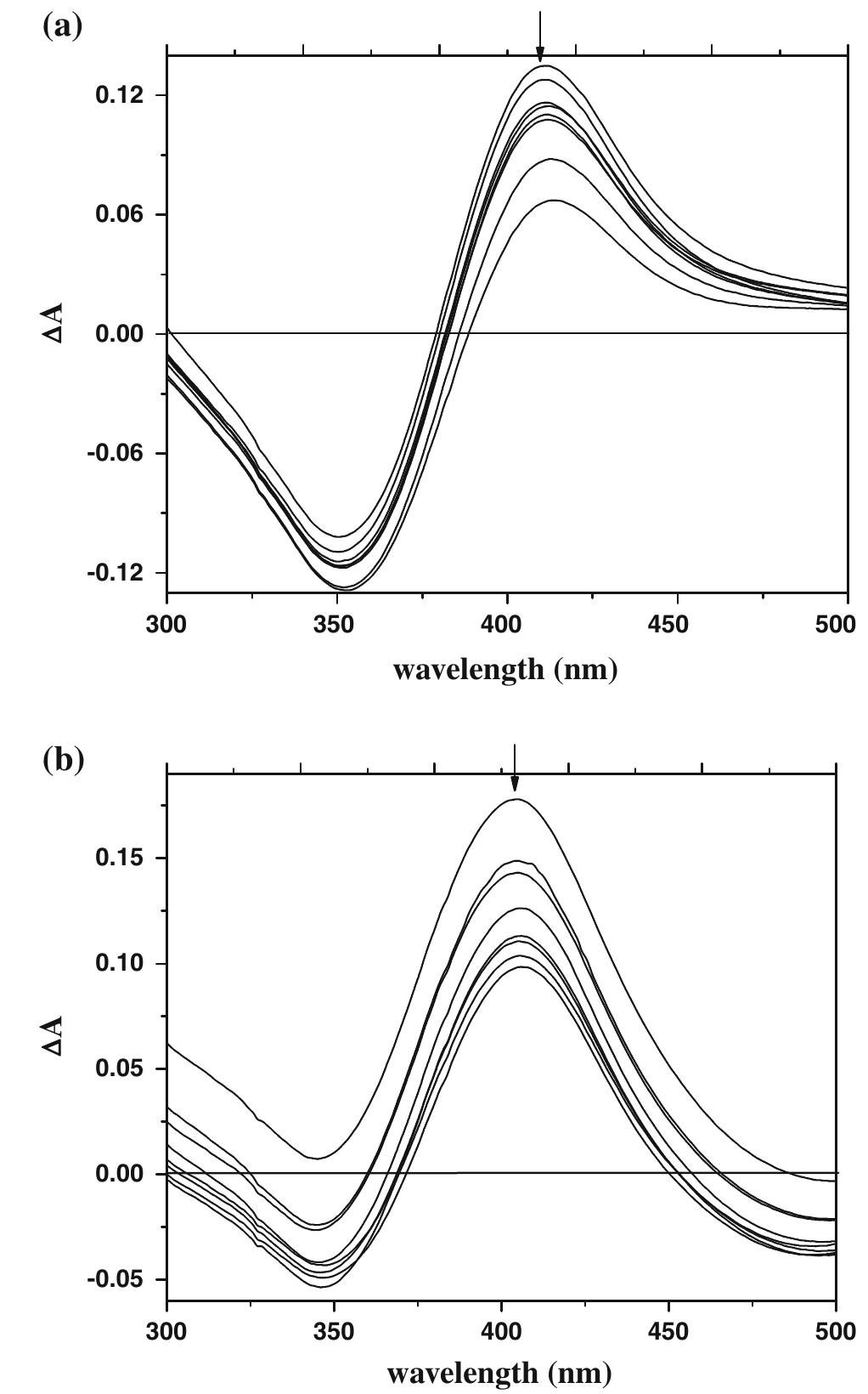 Differential absorption spectra of alizarin yellow r-ctab at