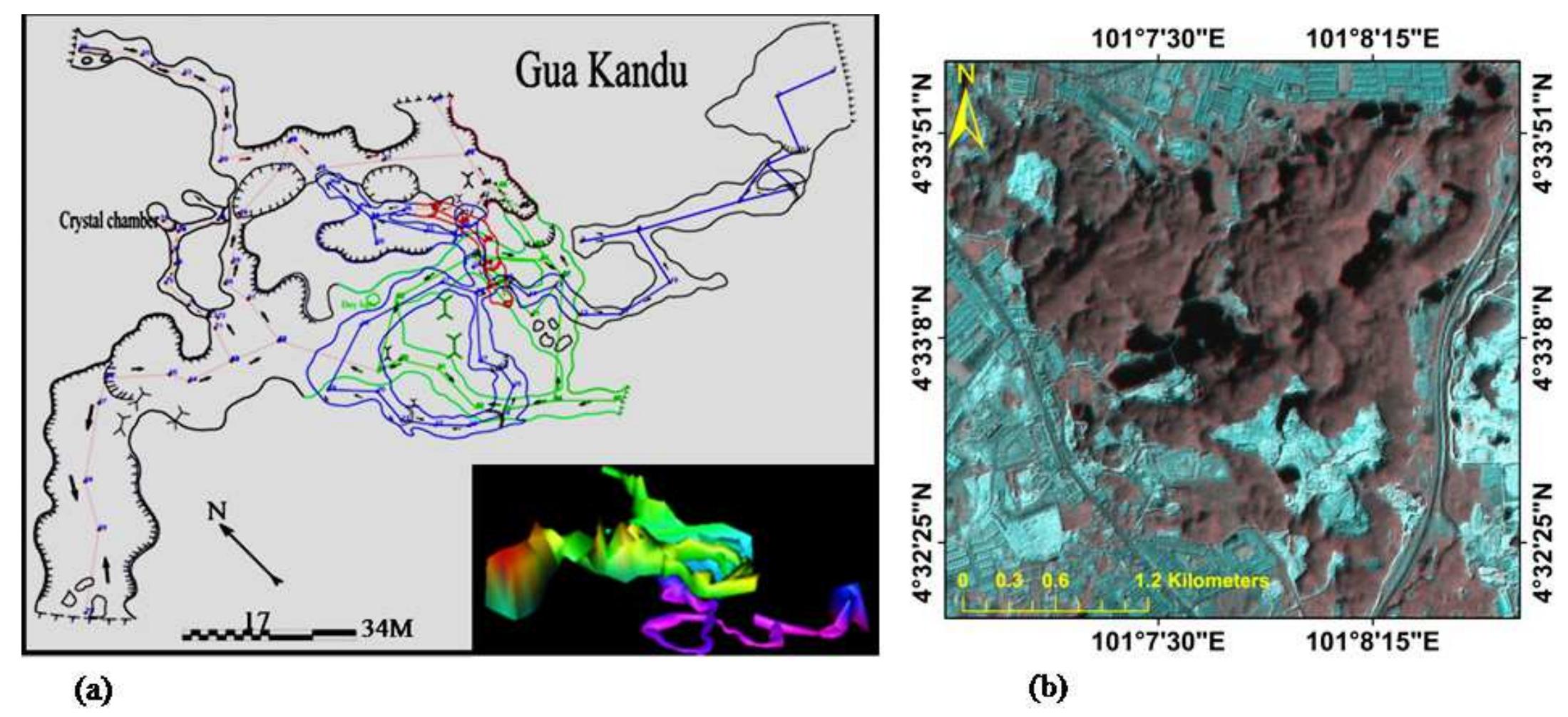 A Multi Levelled Kandu Cave Plan View And The Inset 3d