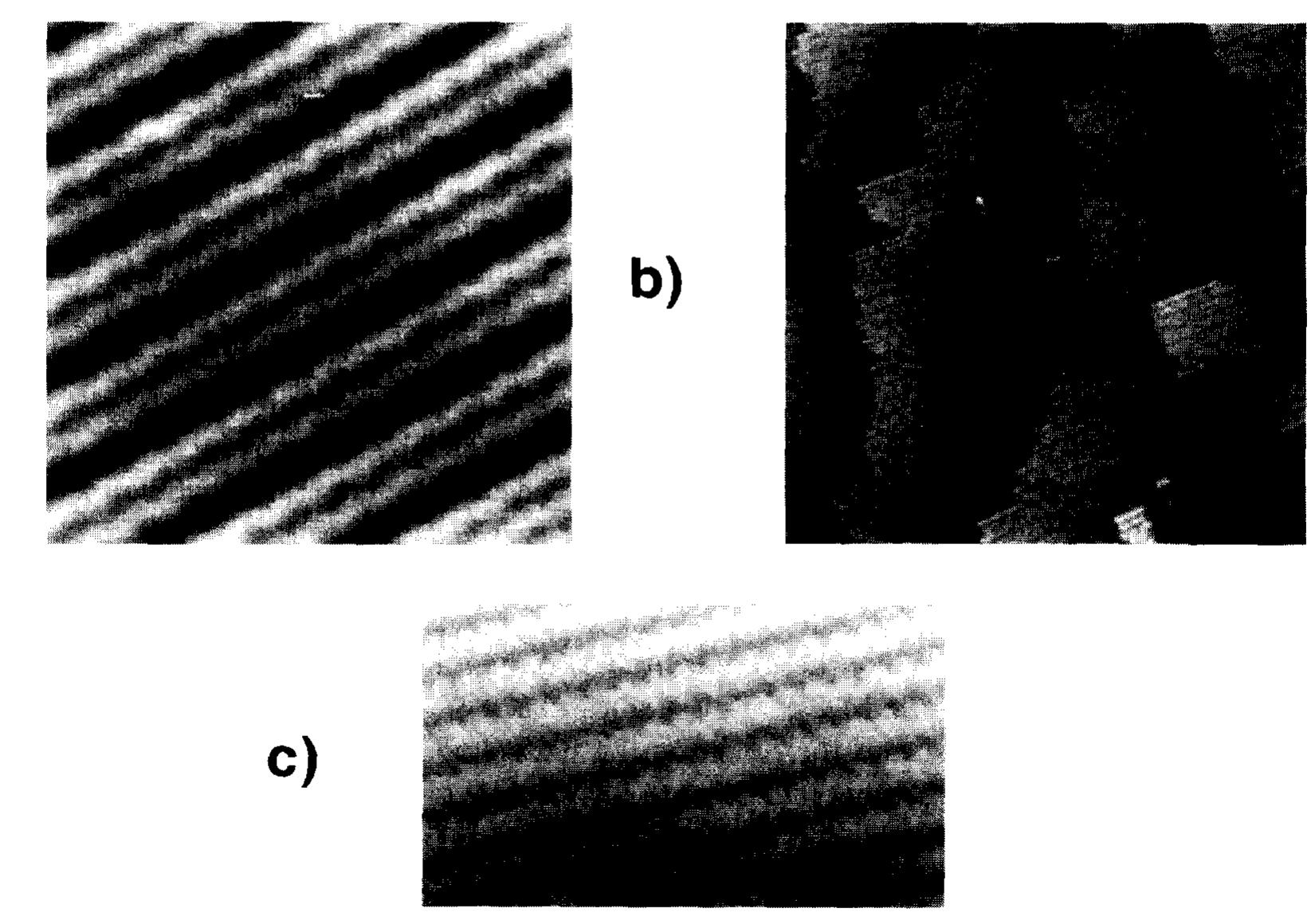 (a) stm image of the c(2 x 6) structure, image size: 60 x 60