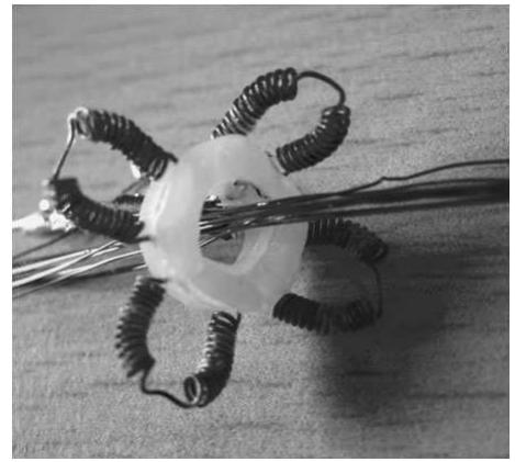 Example of sma spring transverse module in free contracted
