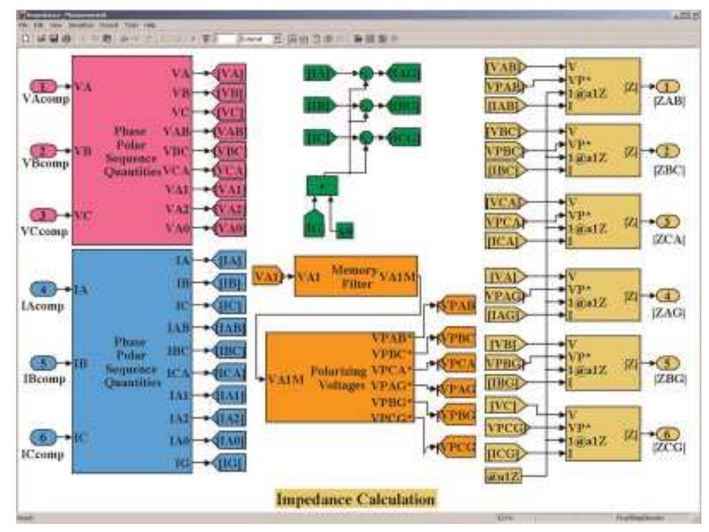Impedance calculation module.