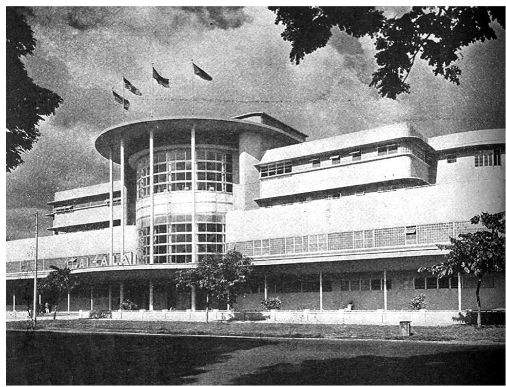Jai alai building, by welton becket and walte: wurdeman,