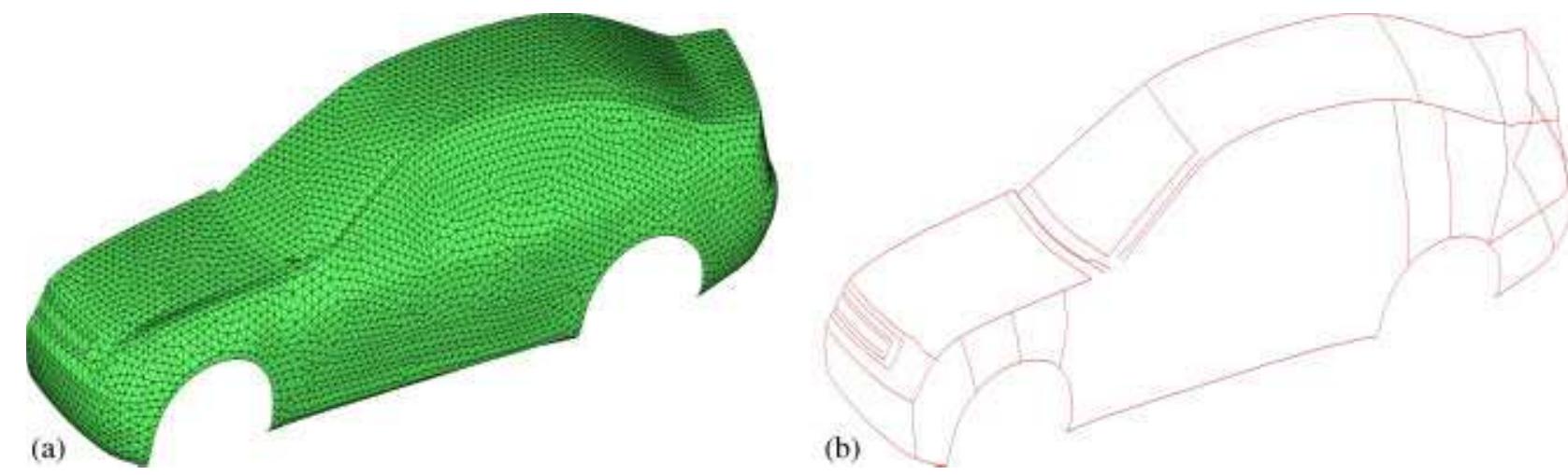 Figure 10 - Automatic CAD model topology generation