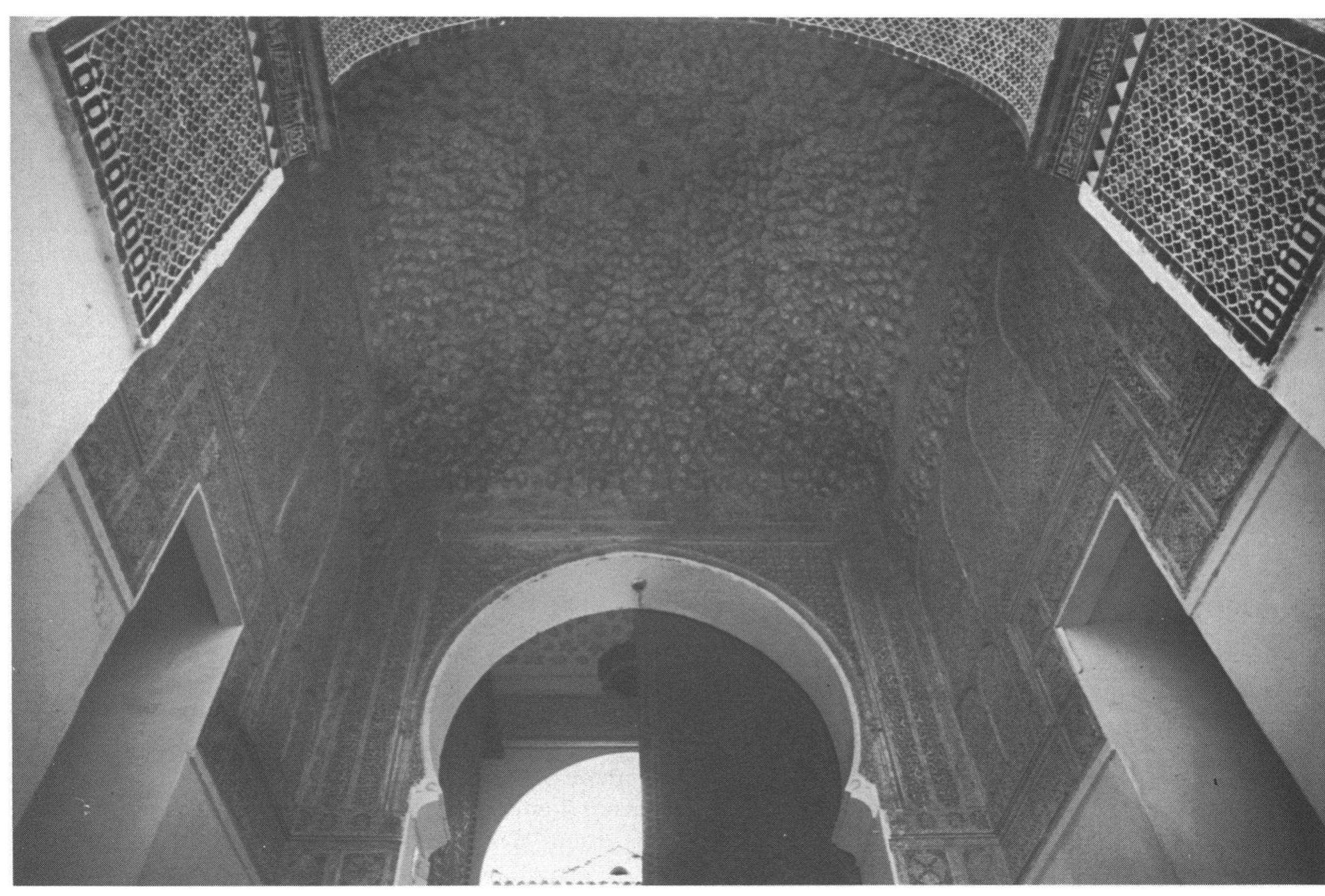 12. (ubbad. shrine of abu madyan shu‘ayb. mugarnas vault in