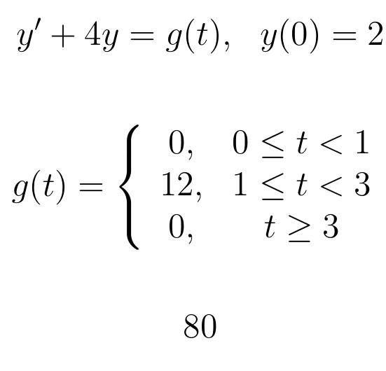 Use laplace transform technique to solve the initial value