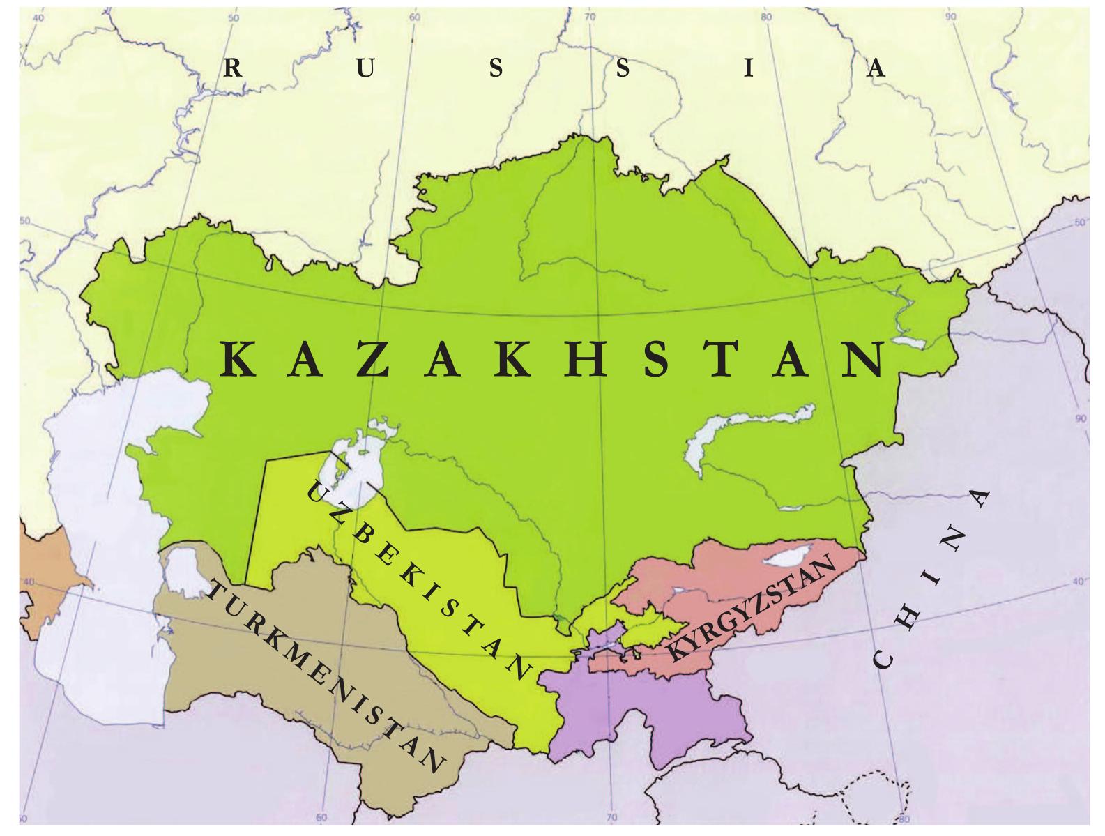 Figure 1 - Kazakhstan and its neighbors: opportunities and