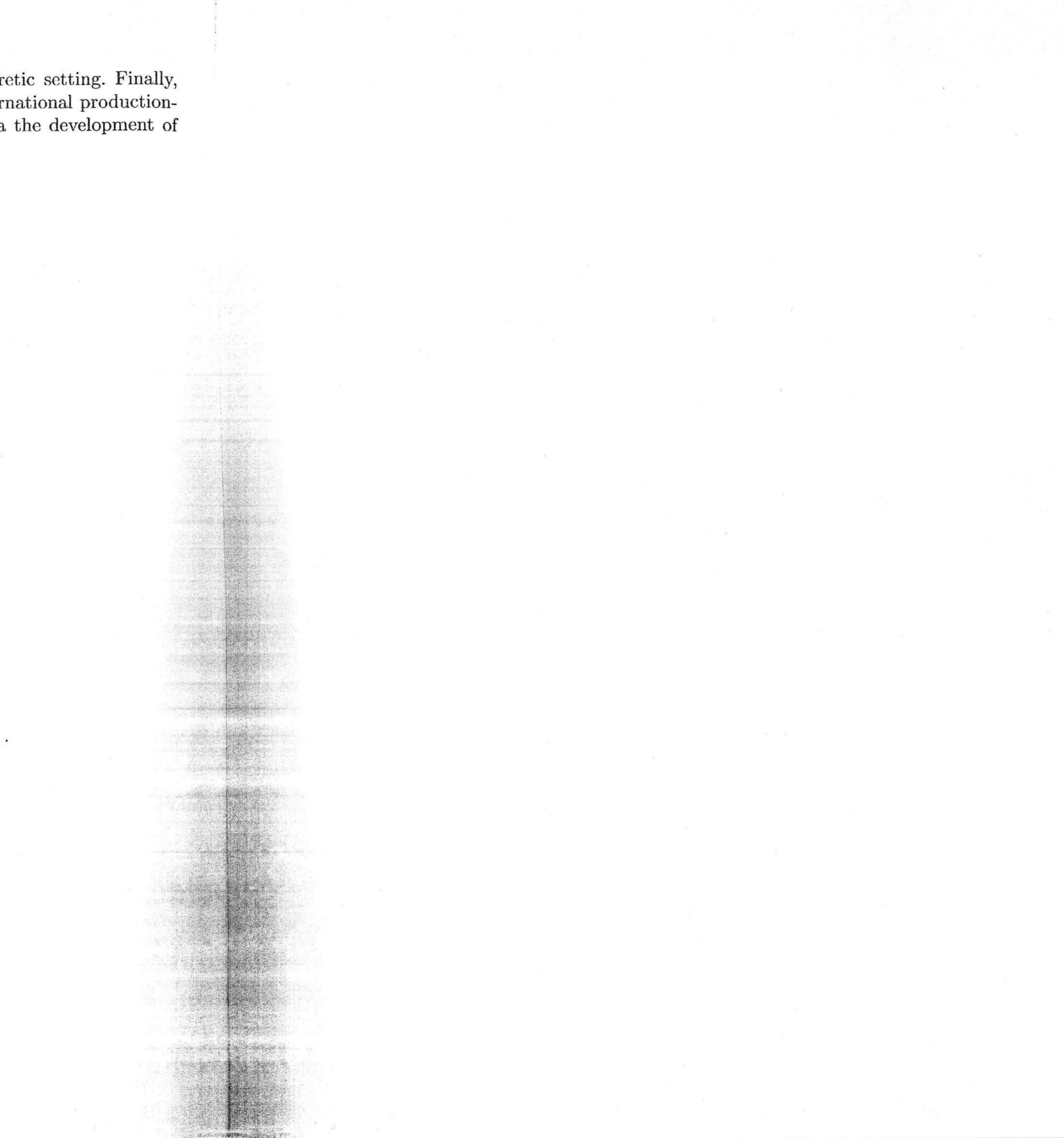 Table 1 - Global Manufacturing Strategy