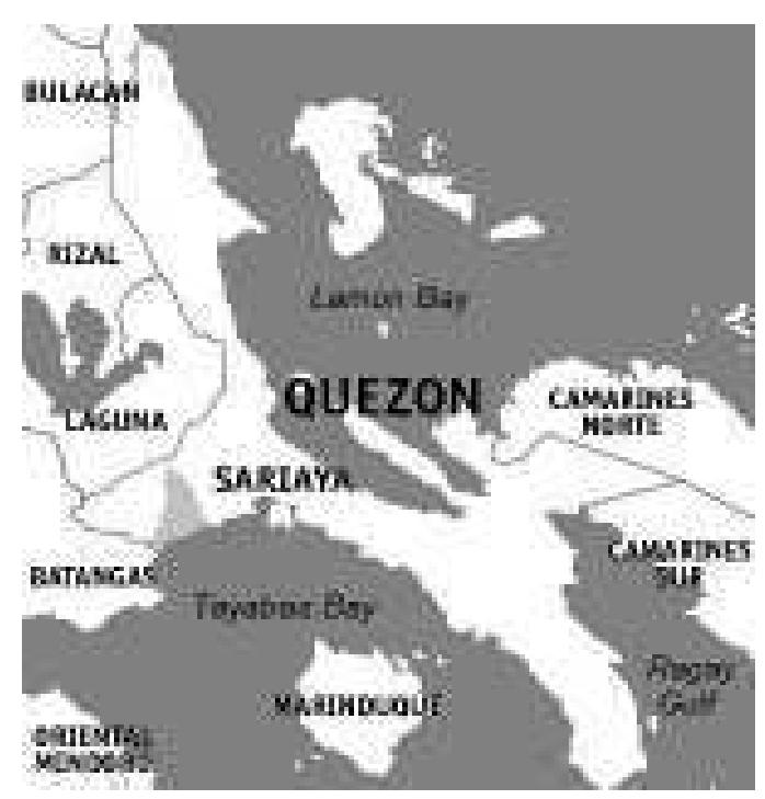 Map of sariaya. the tourism profile of sariaya and the