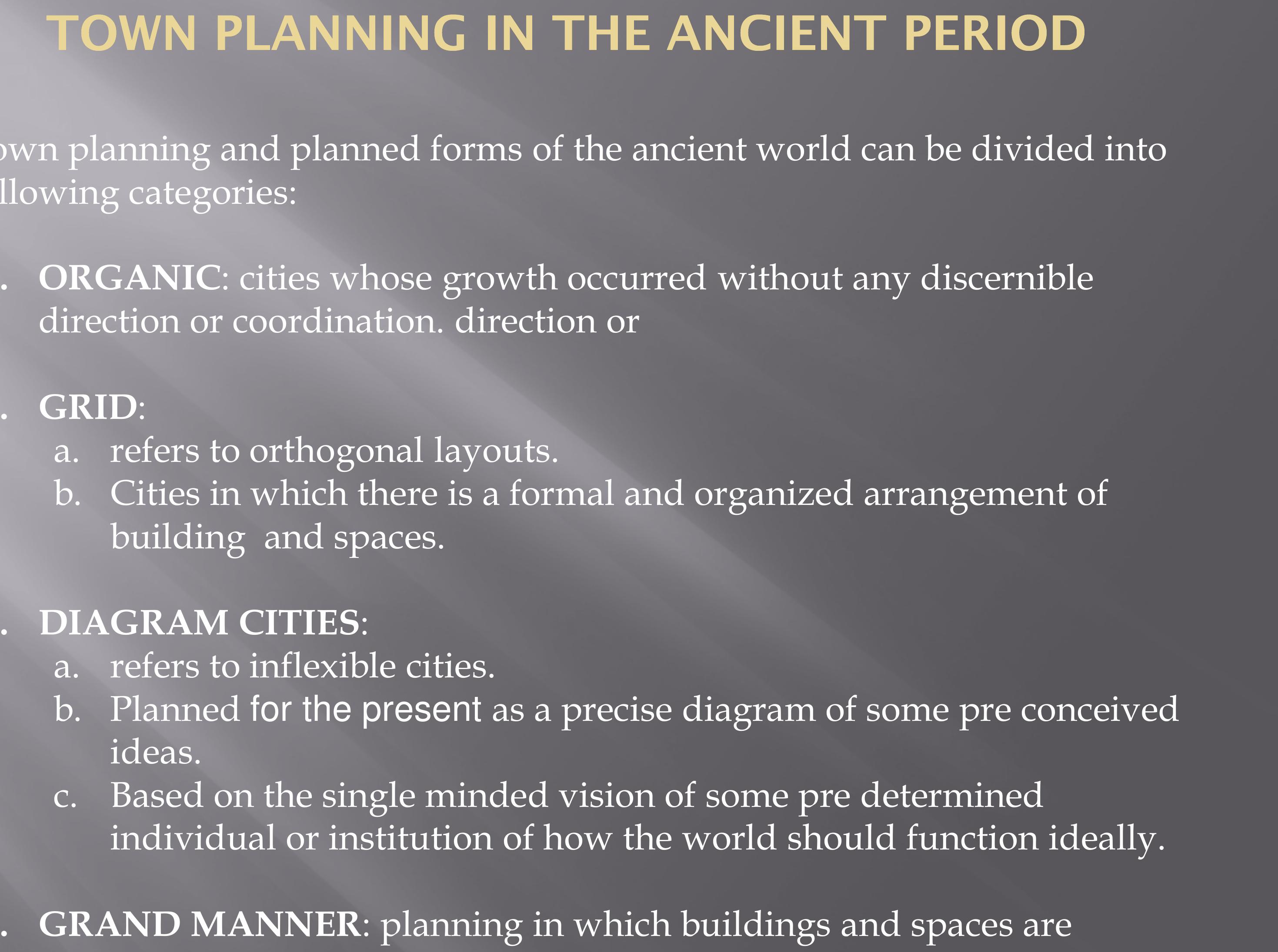 Figure 4 - Linear Radial and Grid Iron Layout Patterns